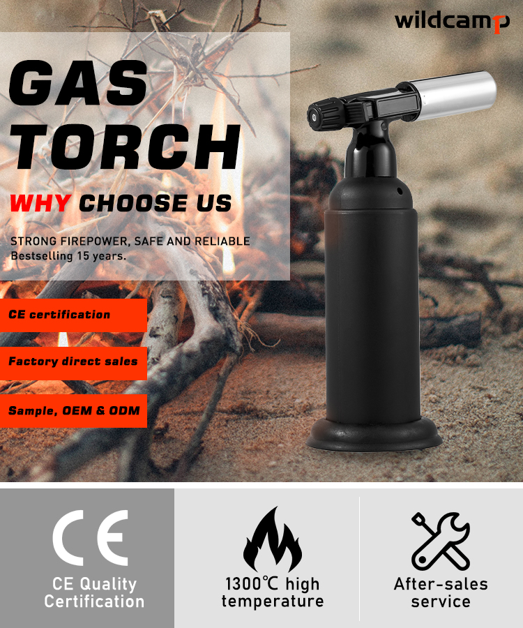 Wildcamp Butane Gas Torch Smoker Lighter With Safety Lock No Butane - Explore China Wholesale ...