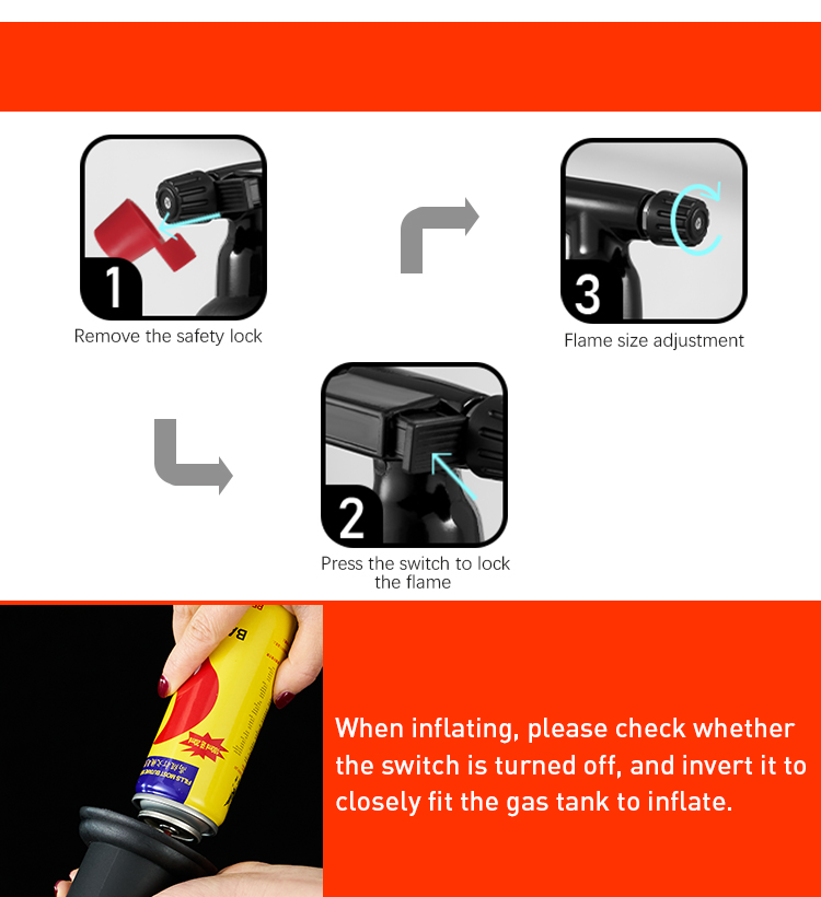Wildcamp Butane Gas Torch Smoker Lighter With Safety Lock No Butane ...