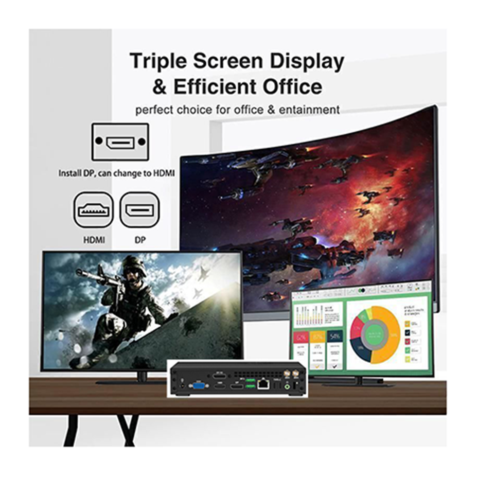 Buy Wholesale China Thin Client Pc Intel Core 11th/12th Gen Socket I3 ...