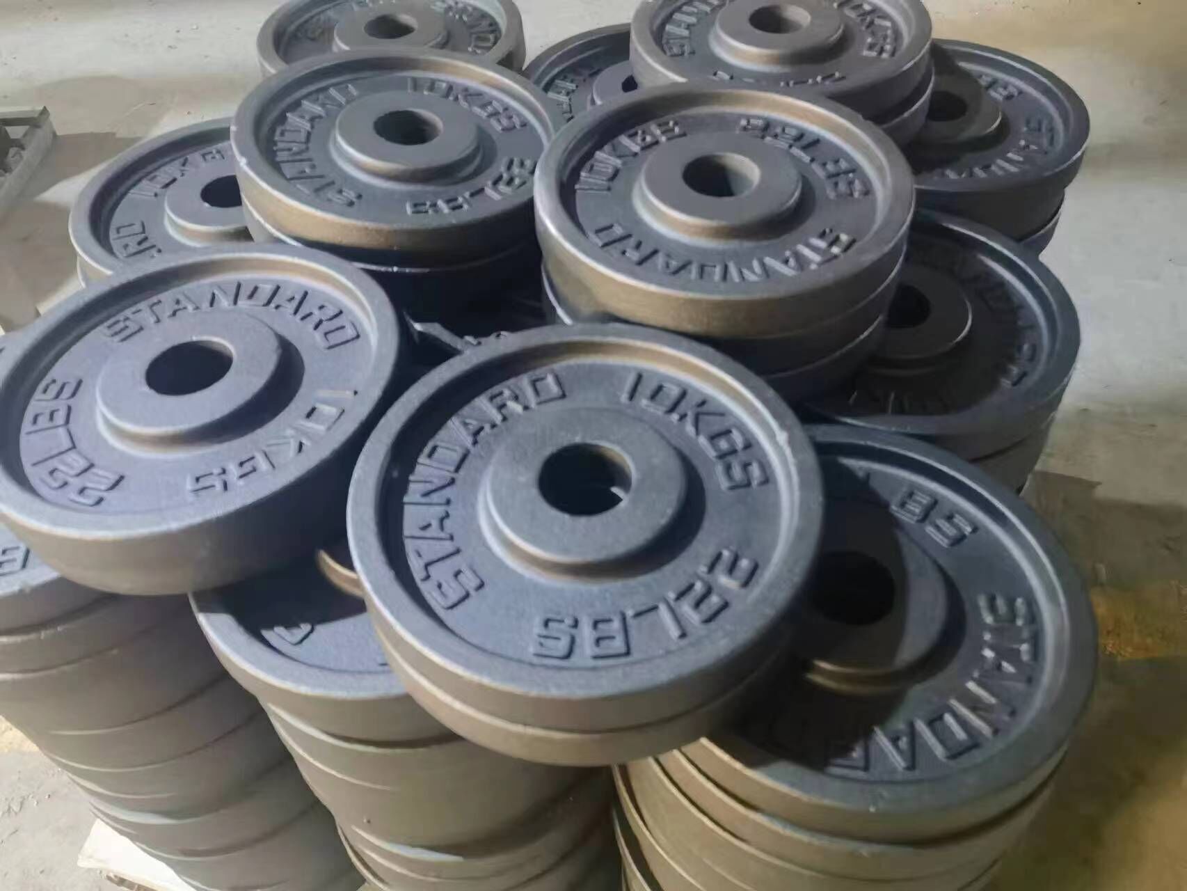 Buy Wholesale China Painted Barbell Piece Gym Commercial Weightlifting ...