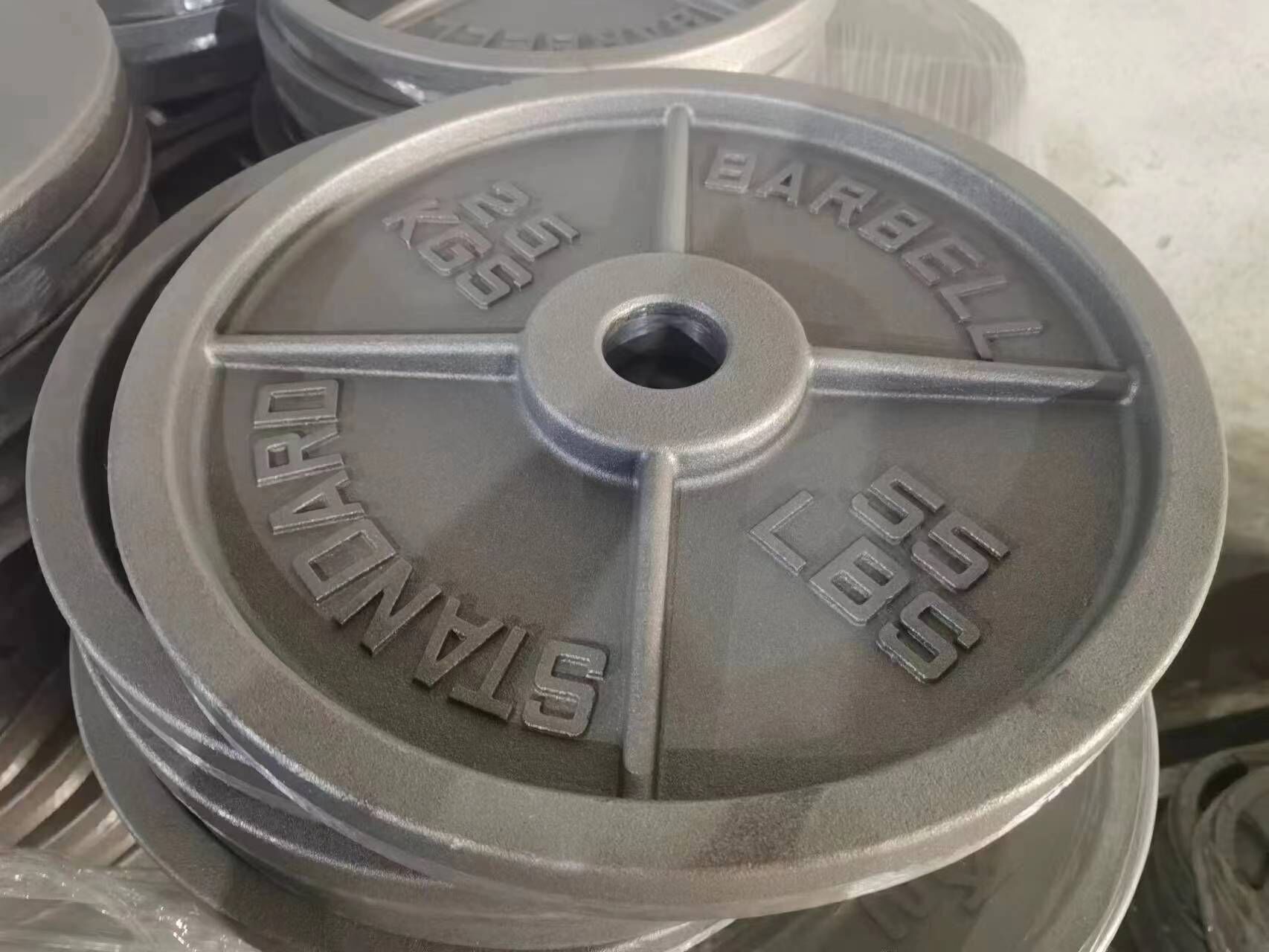 Buy Wholesale China Painted Barbell Piece Gym Commercial Weightlifting ...