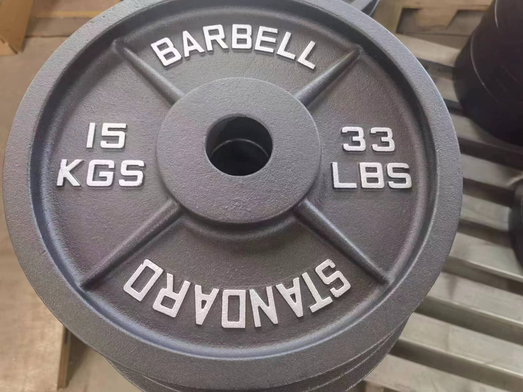 Buy Wholesale China Painted Barbell Piece Gym Commercial Weightlifting ...