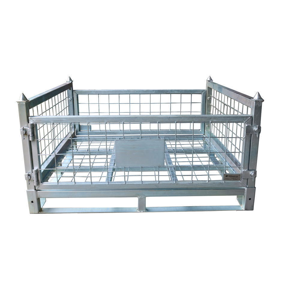 Small Version Foldable Galvanized Steel Stillage Cage Ws-pcmh-03-p - Buy China Wholesale ...