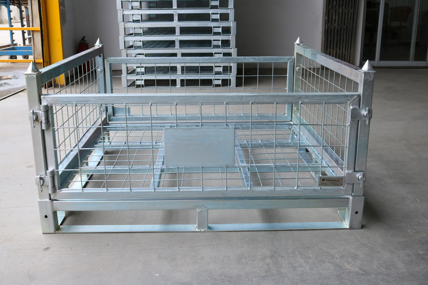 Small Version Foldable Galvanized Steel Stillage Cage Ws-pcmh-03-p ... Small Version Foldable Galvanized Steel Stillage Cage Ws-pcmh-03-p ...