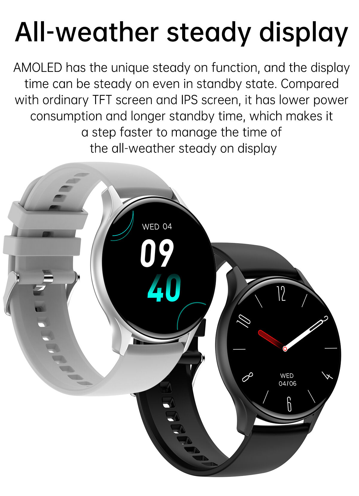 Buy China Wholesale 1.43 Inch Amoled Smartwatch Hk89 Nfc Men Women Ai ...