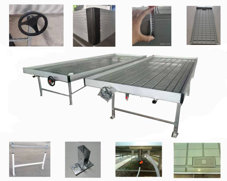 Top Quality Movable 4x8 Flood Table Seedbed Ebb And Flow Hydroponic ...
