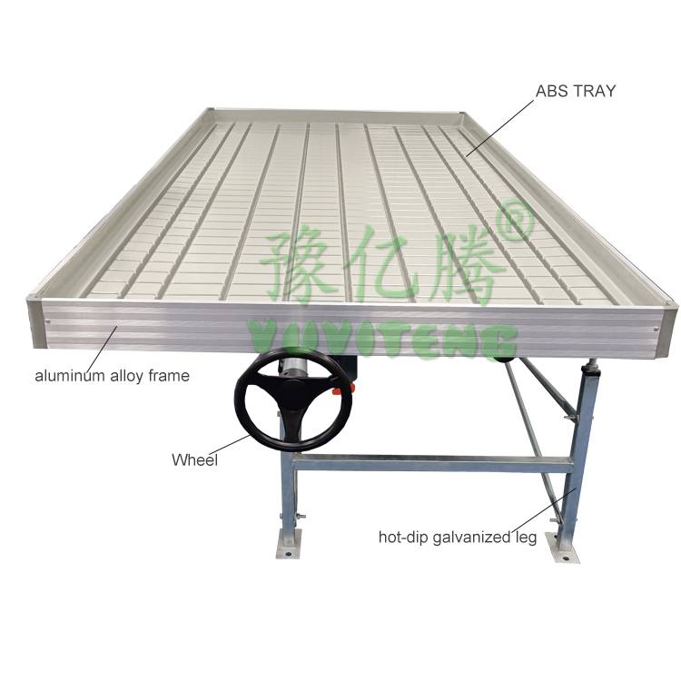 Buy Wholesale China Greenhouse 4x8 Flood Rolling Bench Ebb And Flow ...