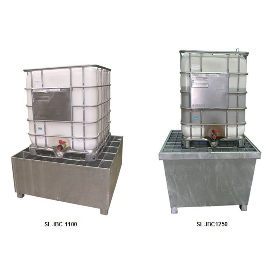Bulk Buy China Wholesale Steel Ibc 1100l Zinc Plated Finish Spill Bin ...