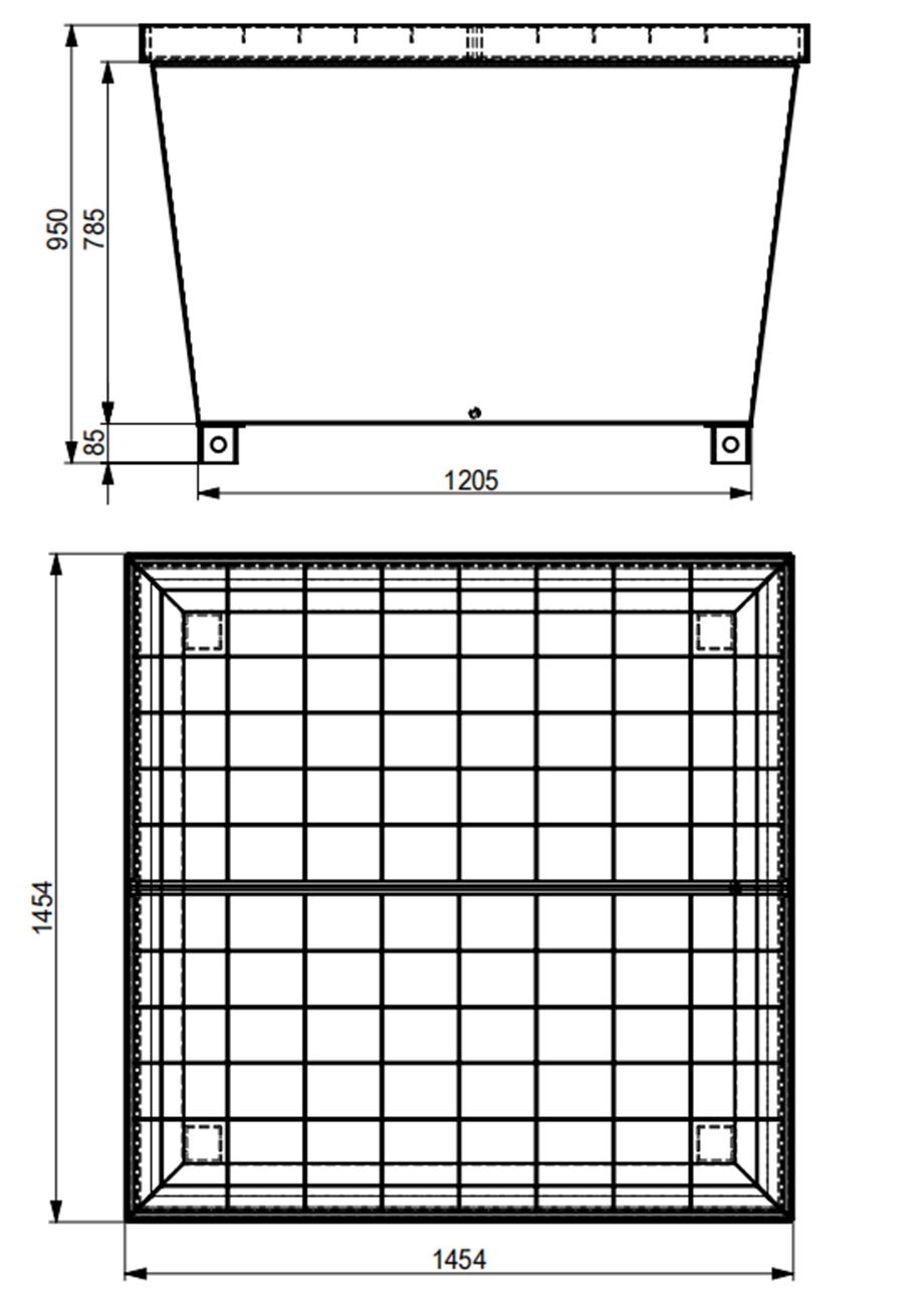 Bulk Buy China Wholesale Steel Ibc 1100l Zinc Plated Finish Spill Bin ...