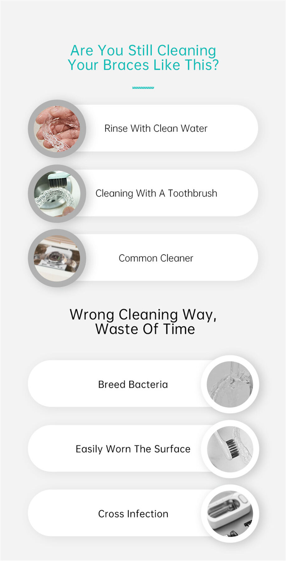 Factory Supply High Quality Usb Ultrasonic Retainer Denture Cleaner ...