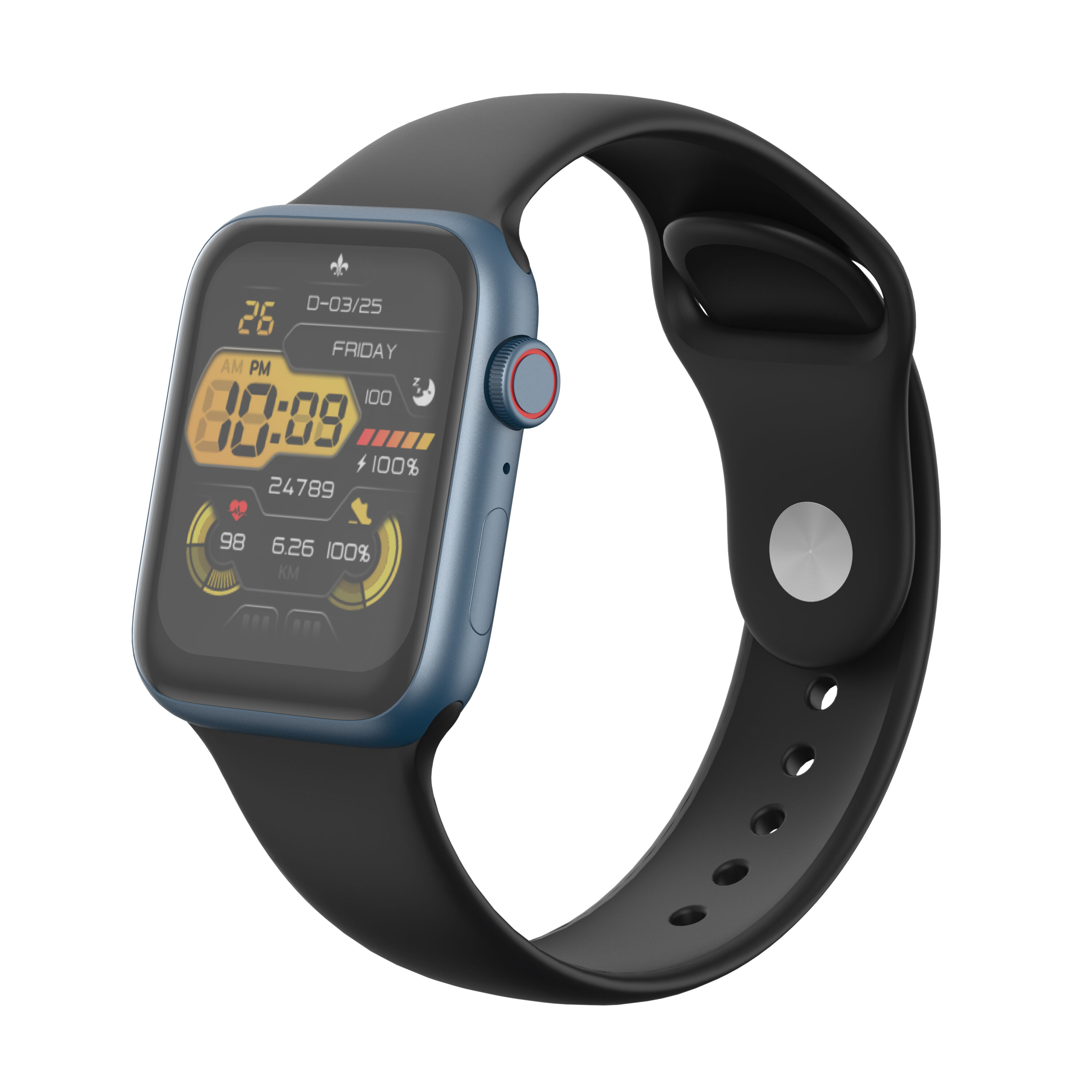 Buy Wholesale China Multi Function Touch Screen Smart Watch Temperature ...