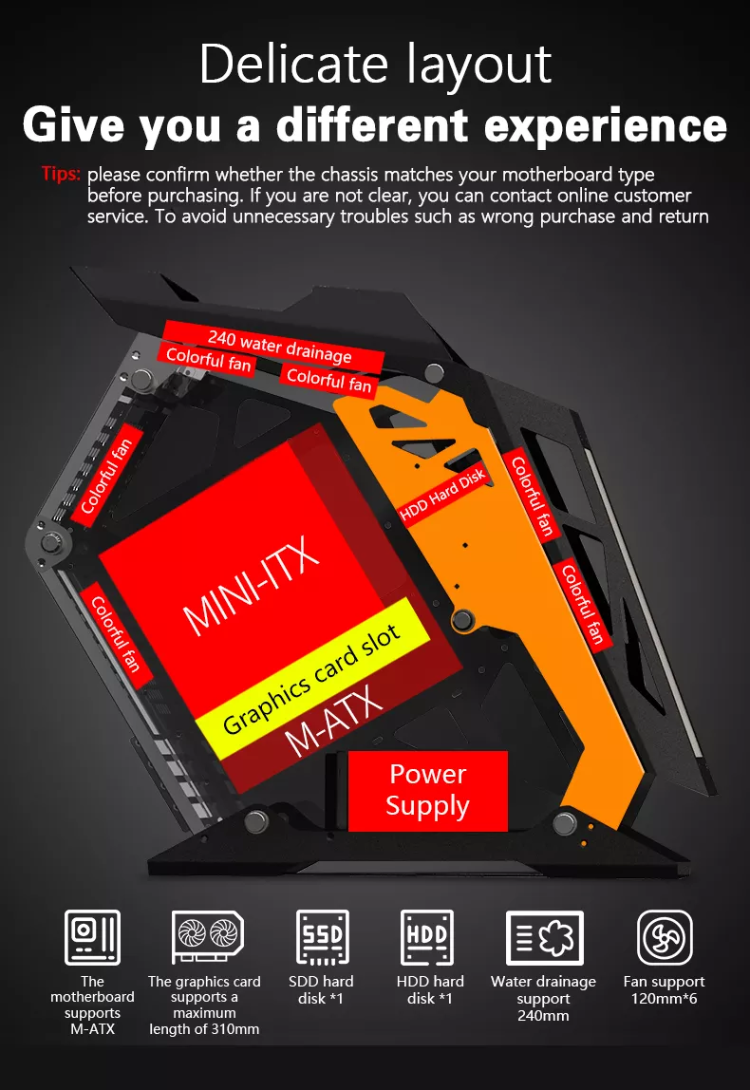 Special Design Bulk Carbon Fiber Front Panel With Power Supply Cooler ...