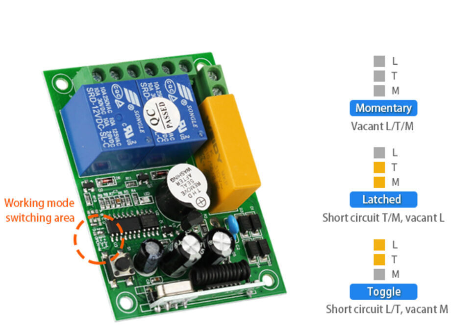 Buy Wholesale China Rf Wireless Remote Control Switch Ac220v 2 Ch ...