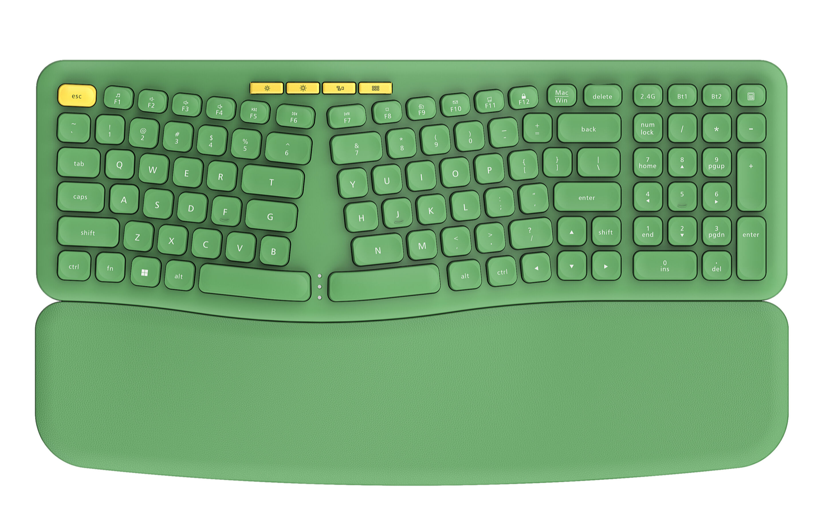 St-skb908 Private 2.4g Ergonomic Membrane Keyboards With Magnetic Wrist ...