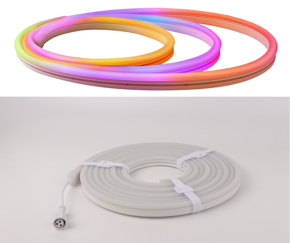 Buy Wholesale China Smart Neon Rope Light Wifi Led 2m Rgbic Ip67 Tuya ...