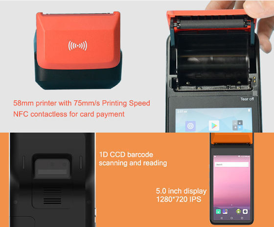 Buy Wholesale China Hcctg Android 11 Nfc 4g Handheld Smart Pos Machine ...