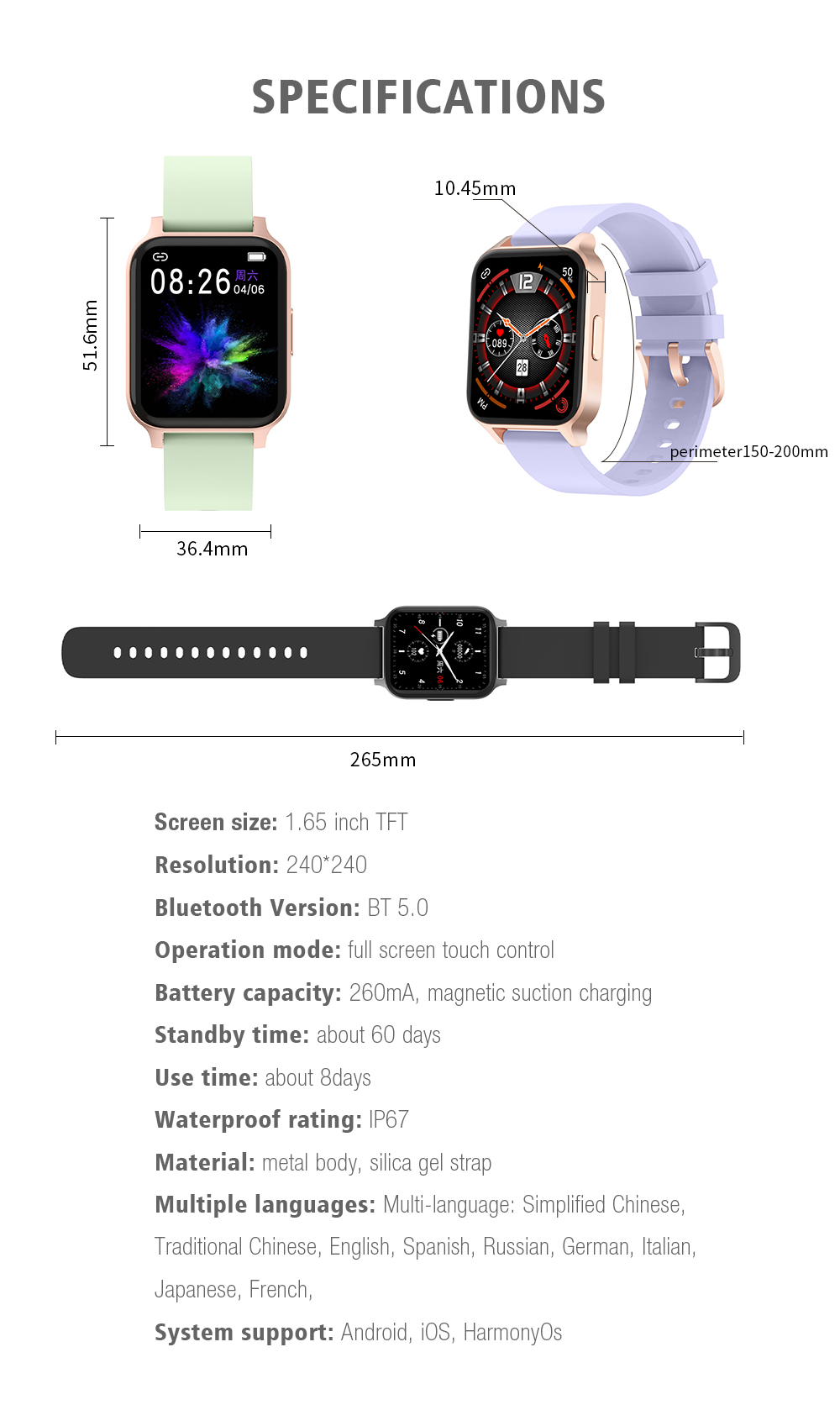 Buy Wholesale China Smart Watch Smart Bracelet Ce Rohs Smartwatch ...