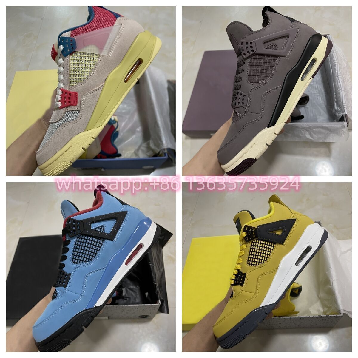 Buy Wholesale China Popular High Quality Lvs Jordans 4 Retro Basketball ...