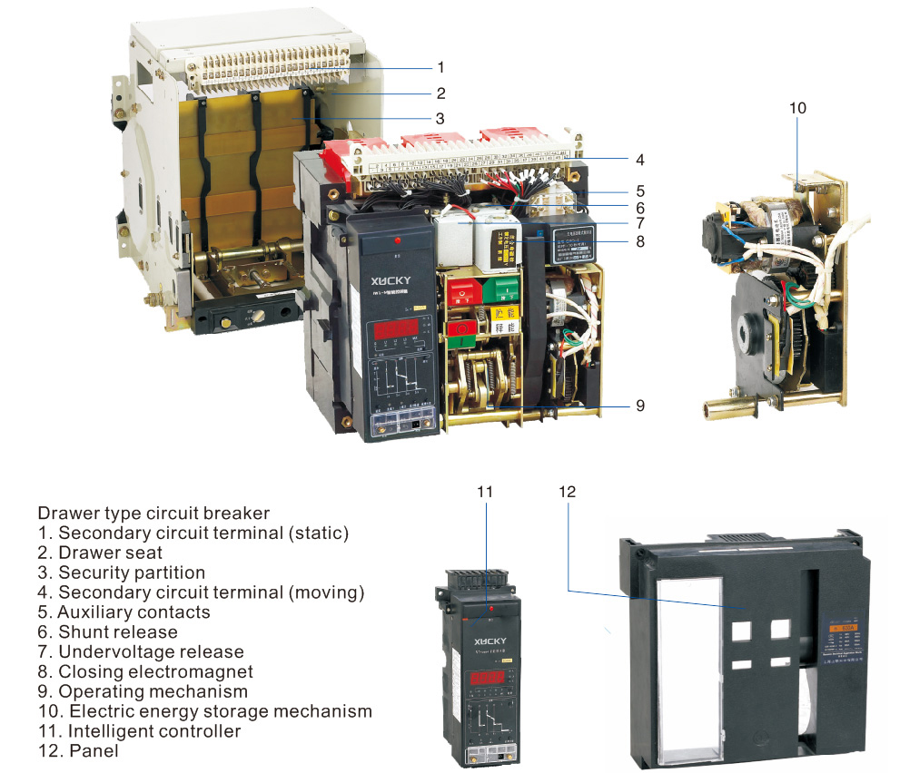 Buy Wholesale China High Quality Dw45 Air Circuit Breaker Acb 630a ...