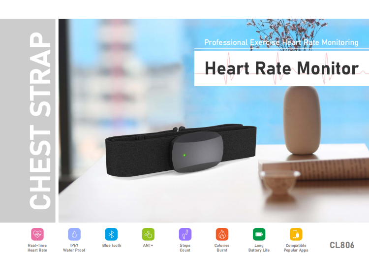 Buy Standard Quality China Wholesale Heart Rate Sensor Chest Strap Chileaf Cl806 With Ble 5.0 ...