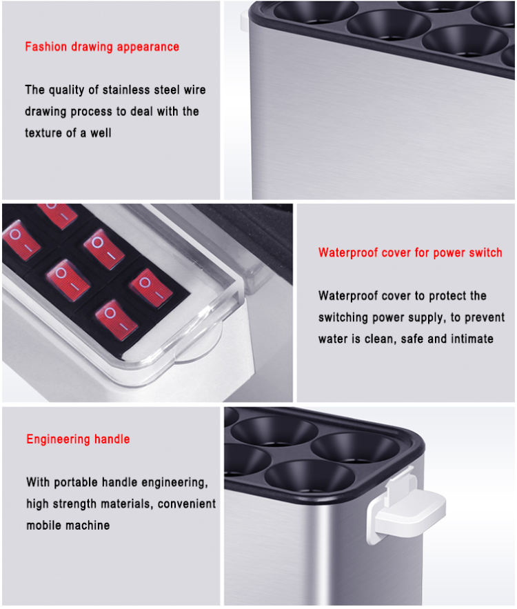 Buy Wholesale China 10 Holes Commercial Egg Sausage Machine Automatic ...