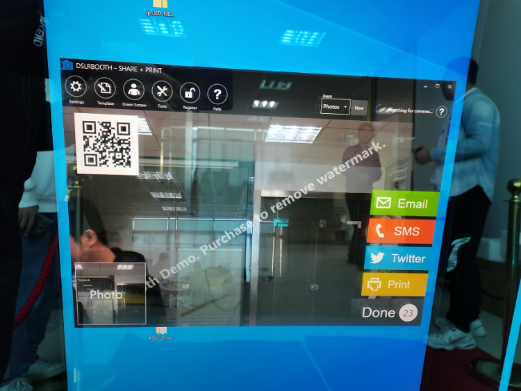 Mirror Photo Booth For Sale Glamour Round Mirror Photo Booth Ready To ...