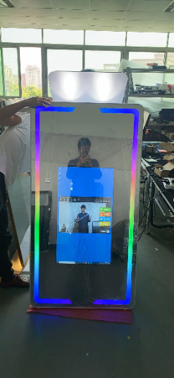 Mirror Photo Booth For Sale Glamour Round Mirror Photo Booth Ready To ...