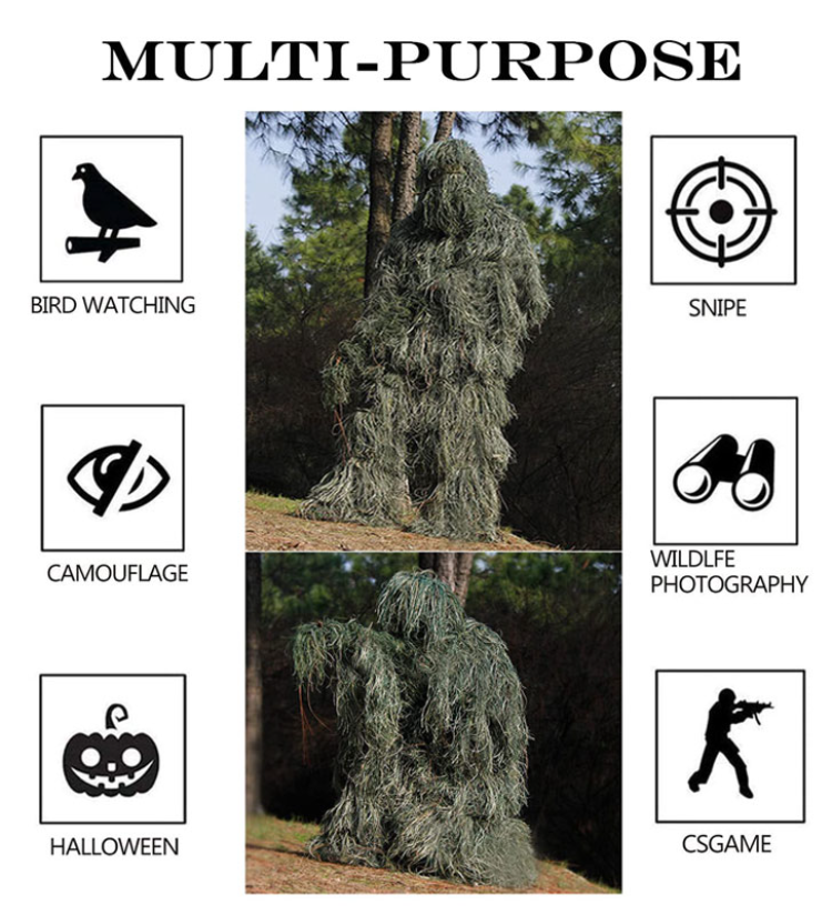 Buy Wholesale China Ghili Suit Invisibility Cloak Forest Mens Hunting ...