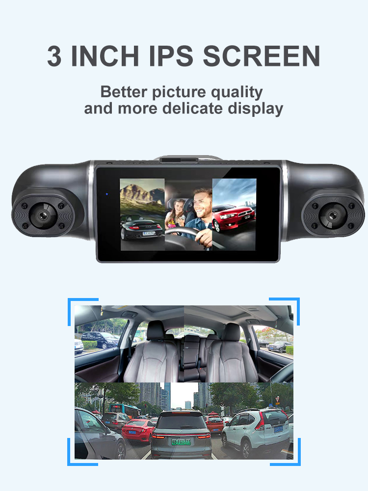 Bulk Buy China Wholesale 3 In 1 Triple Lens Car Dvr Camera 1080p Fhd ...