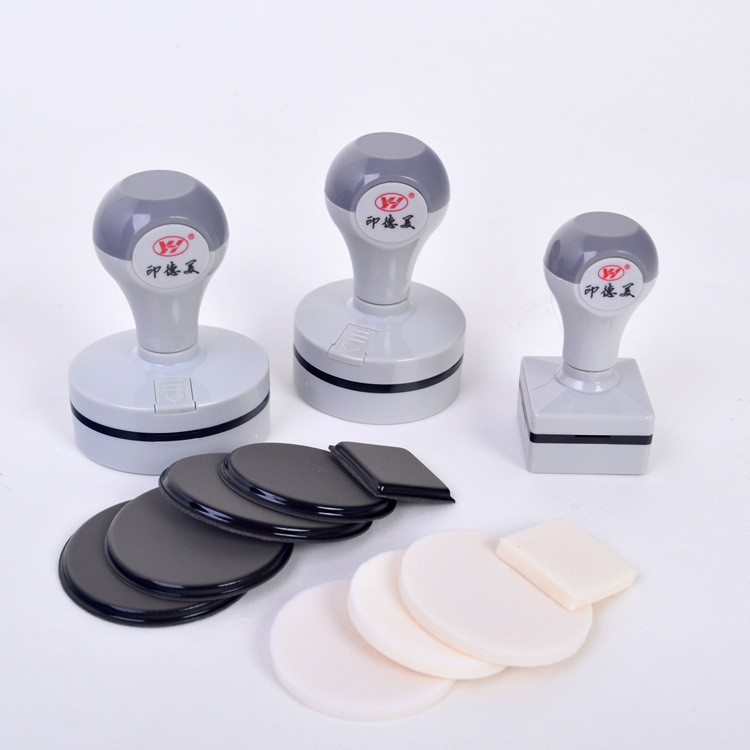 Dual Foam Pre Inked Flash Stamp Case Holder Plastic Flash Stamp Blank, Flash Seal Stamp Pre ...