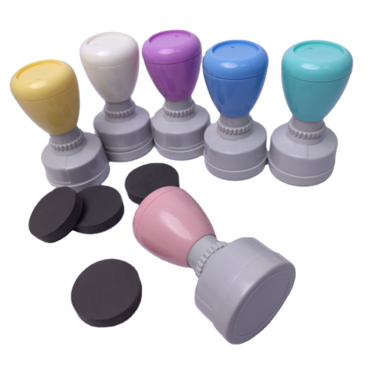 Dual Foam Pre Inked Flash Stamp Case Holder Plastic Flash Stamp Blank ...