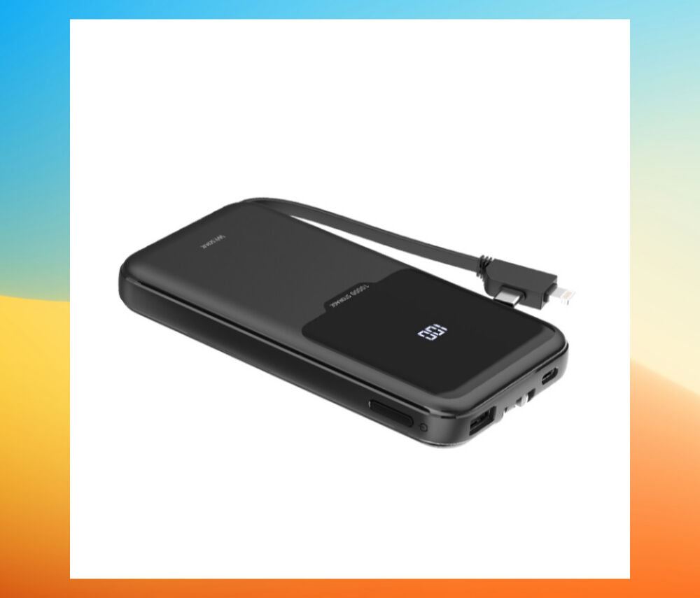 Hot Ac Power Bank,ac Charger,portable Power Bank With Built In Cable ...