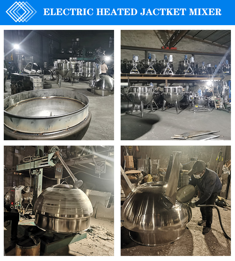 China Heating Jacketed Kettle Gas Cooking Pan Cooking Vat Liter ...