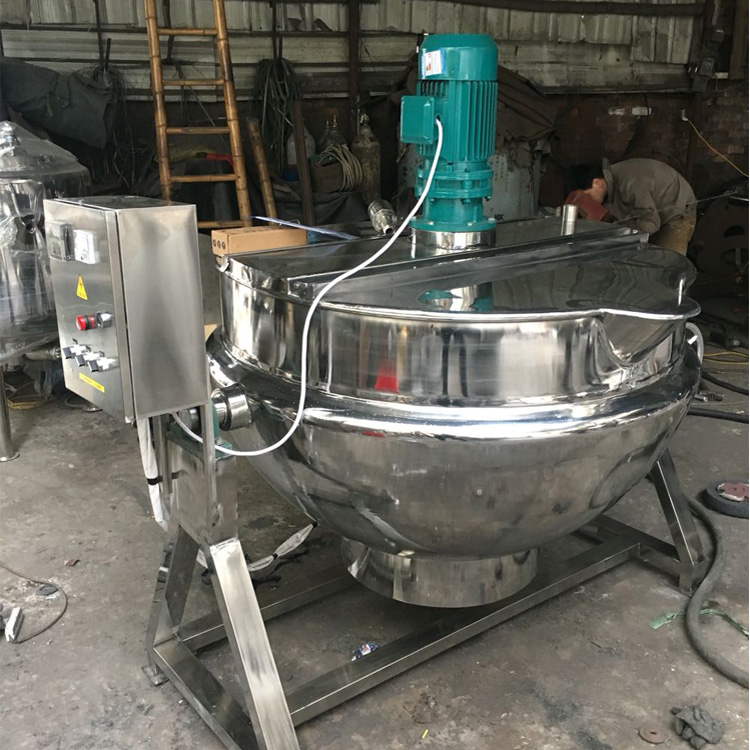 China Heating Jacketed Kettle Gas Cooking Pan Cooking Vat Liter ...