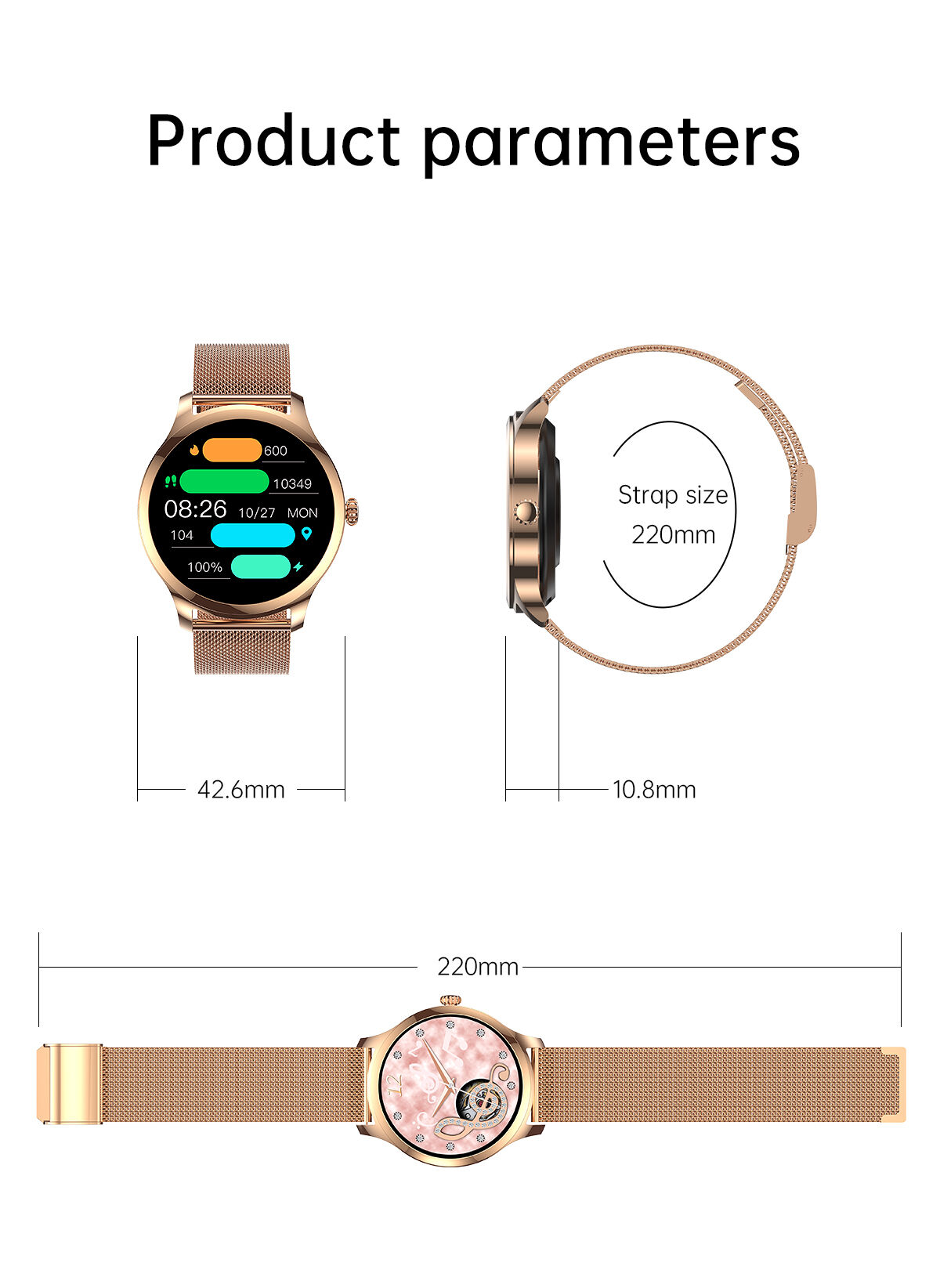 Buy Wholesale China Bt Calling Lw92 Smart Watch 1.32 Inch Tft Screen ...