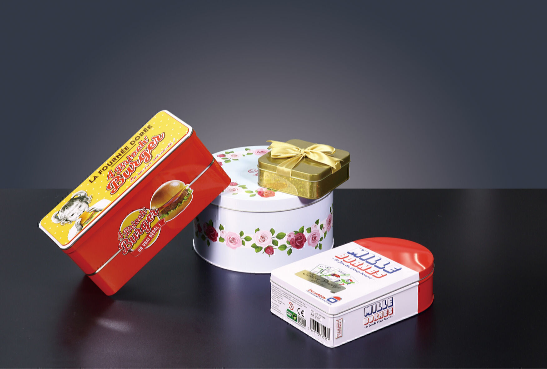 Buy Wholesale China Customizable Printed Cake Box Cake Jar Tin Cake ...