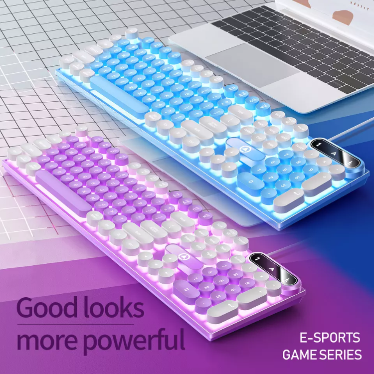 104 Keys Gaming Keyboard Wired Keyboard Color Matching Backlit ...