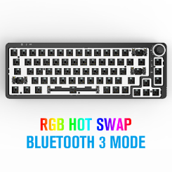 Ciy Gas67 67 Keys Transparent Case Pc Plate Rgb Wired Hotswap ...