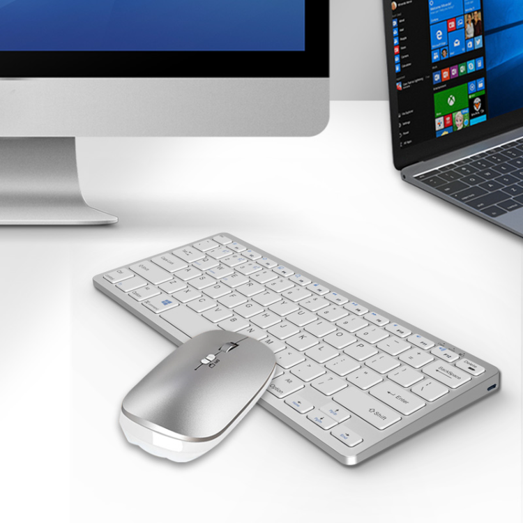 78 Keys Ultra Slim Portable Mini Wireless Keyboard 2.4g Wireless And Bt ...