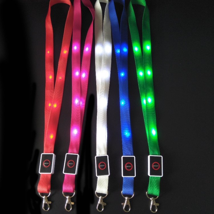 Buy Wholesale China Glitter Led Badge Lanyard For Sale/glow In The Dark ...