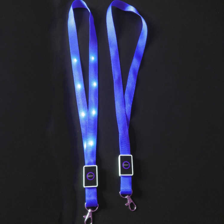 Buy Wholesale China Glitter Led Badge Lanyard For Sale/glow In The Dark ...