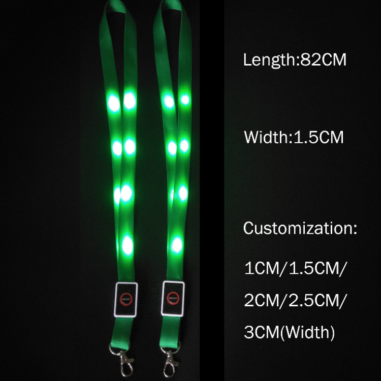 Buy Wholesale China Glitter Led Badge Lanyard For Sale/glow In The Dark ...