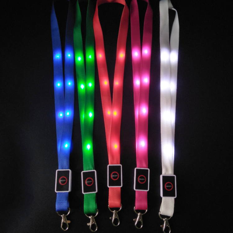 Buy Wholesale China Glitter Led Badge Lanyard For Sale/glow In The Dark ...