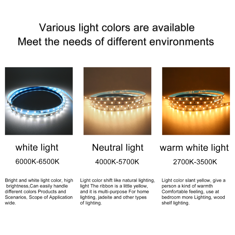 Tiras De Luces De Leds 2835 5730 Smd 60leds/m Blanco Calido Cinta De ...