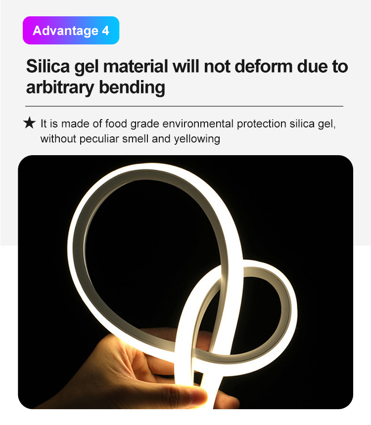 Addressable Rgbic Led Neon Strip Light 12v 06*16mm 5m Neon Ip67 Music ...