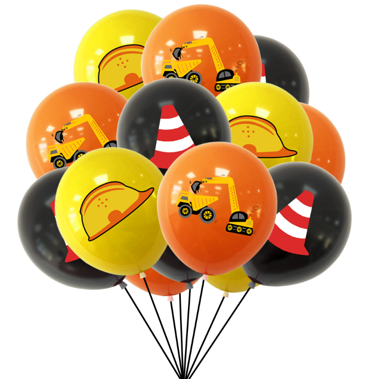 Buy Wholesale China 12 Inch Engineering Vehicle Theme Latex Balloon ...
