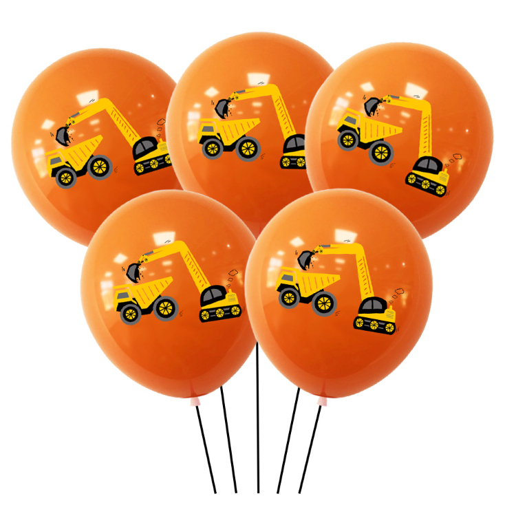 Buy Wholesale China 12 Inch Engineering Vehicle Theme Latex Balloon ...