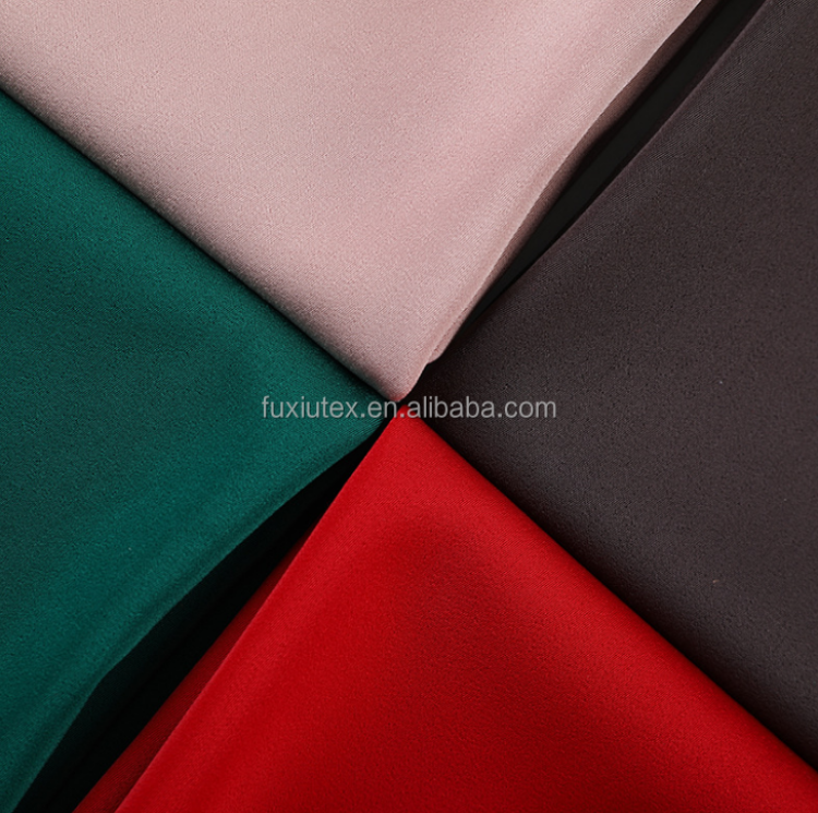 240gsm Glitter Luxury Soft Lady Wear Stretch Satin Textile 100% ...