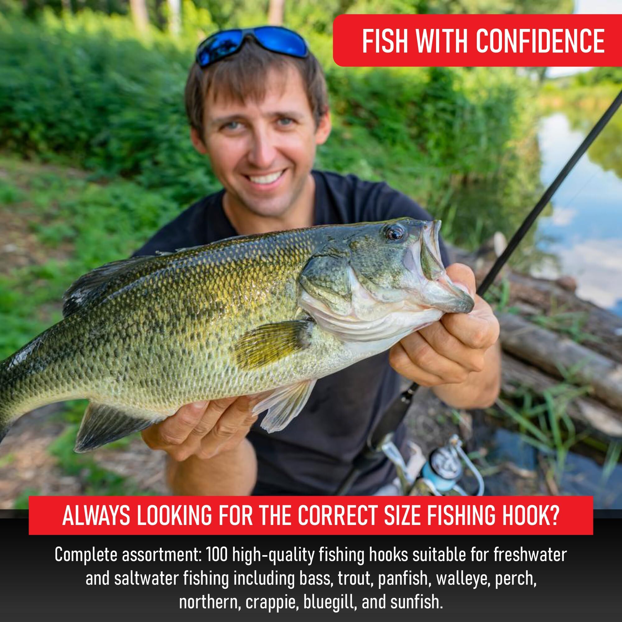 Freshwater Assortment Small Fishing Panfish Bass Trout Bluegill Fishing ...