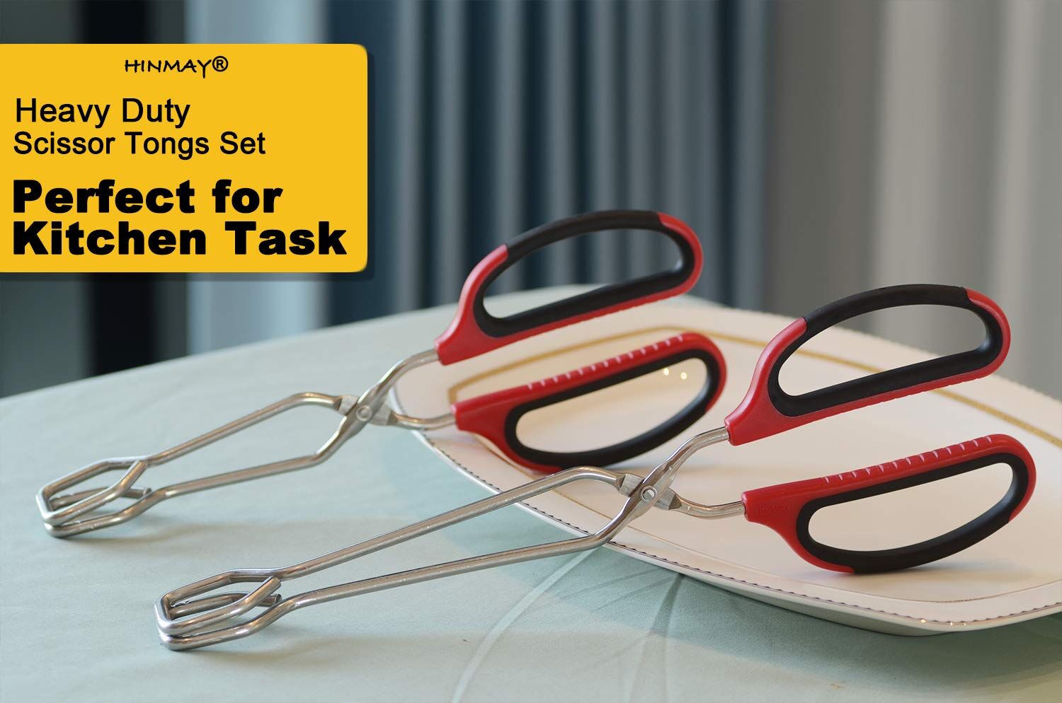 Buy Wholesale China New Design Stainless Steel Scissor Tongs 10-inch 12 ...